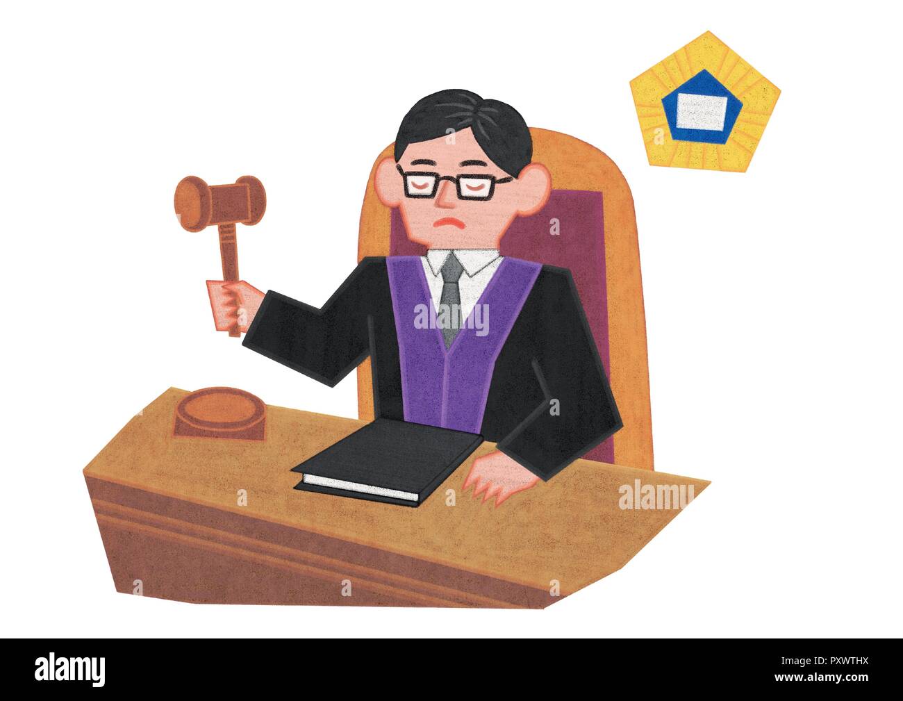 Public court Stock Vector Images - Alamy