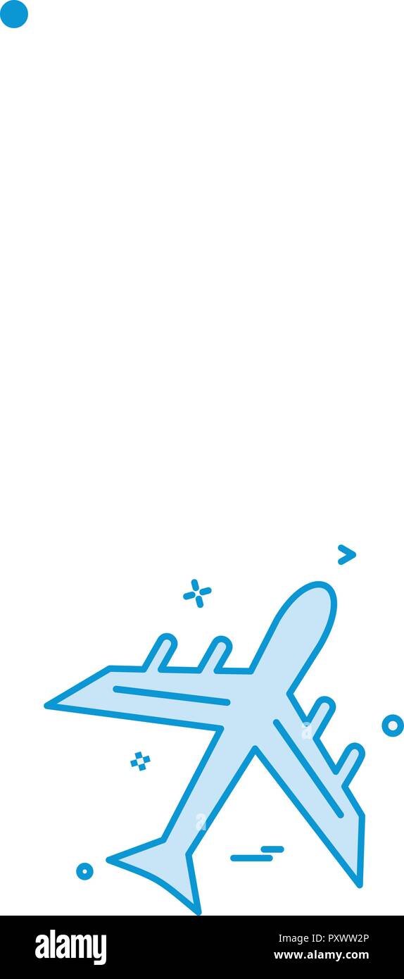 Plane icon design vector Stock Vector Image & Art - Alamy