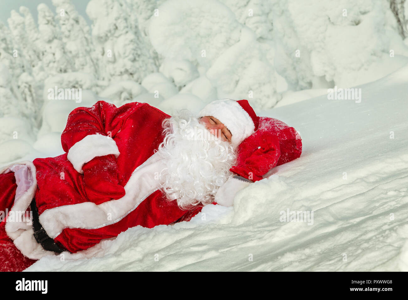 Santa Asleep