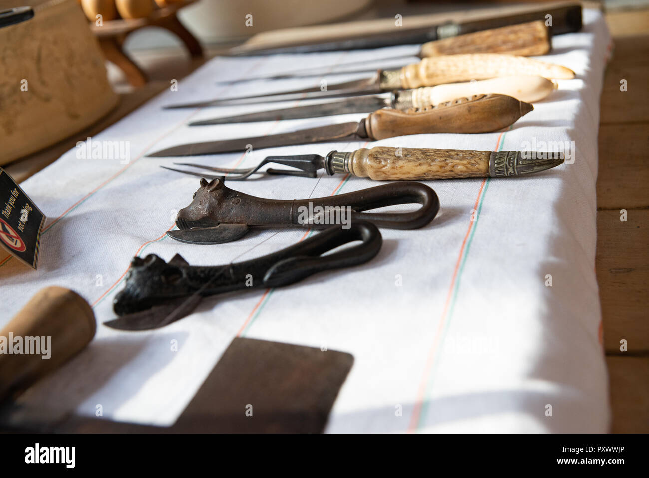 Victorian kitchen utensils hi-res stock photography and images - Alamy