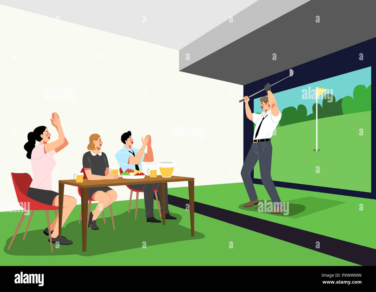 Office 001 Stock Vector Images - Alamy