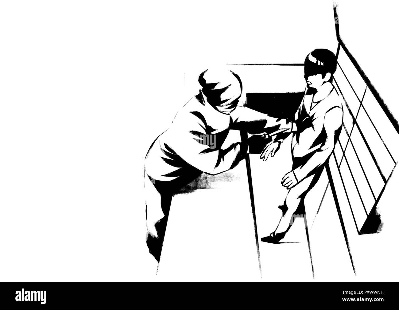 Domestic weapon Black and White Stock Photos & Images - Alamy