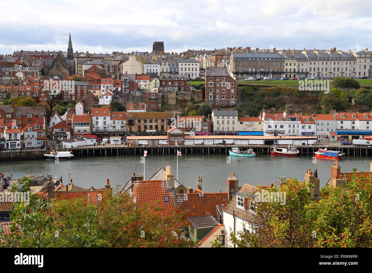 Whitby trawlers hi-res stock photography and images - Alamy
