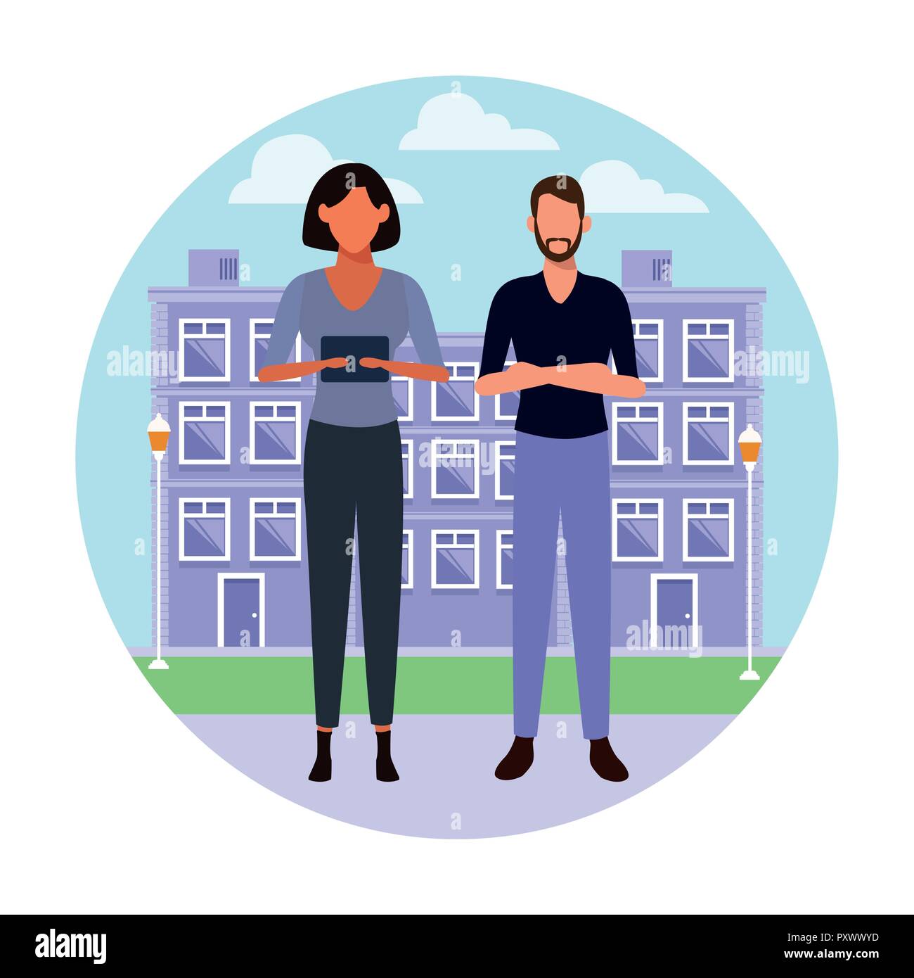 Silhouette man pedestrian people crossing Stock Vector Images - Alamy