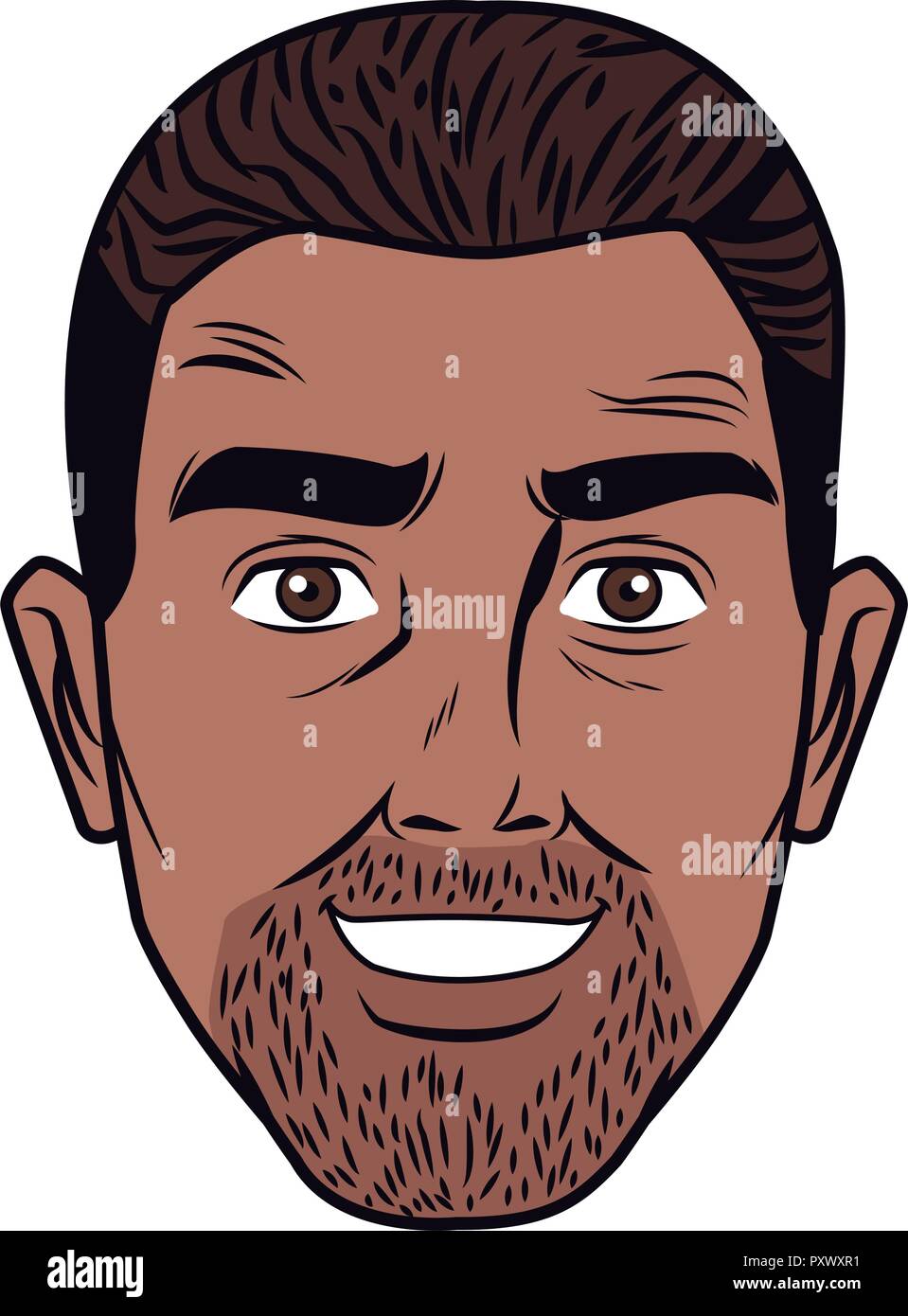 Pop art man face Stock Vector Image & Art - Alamy