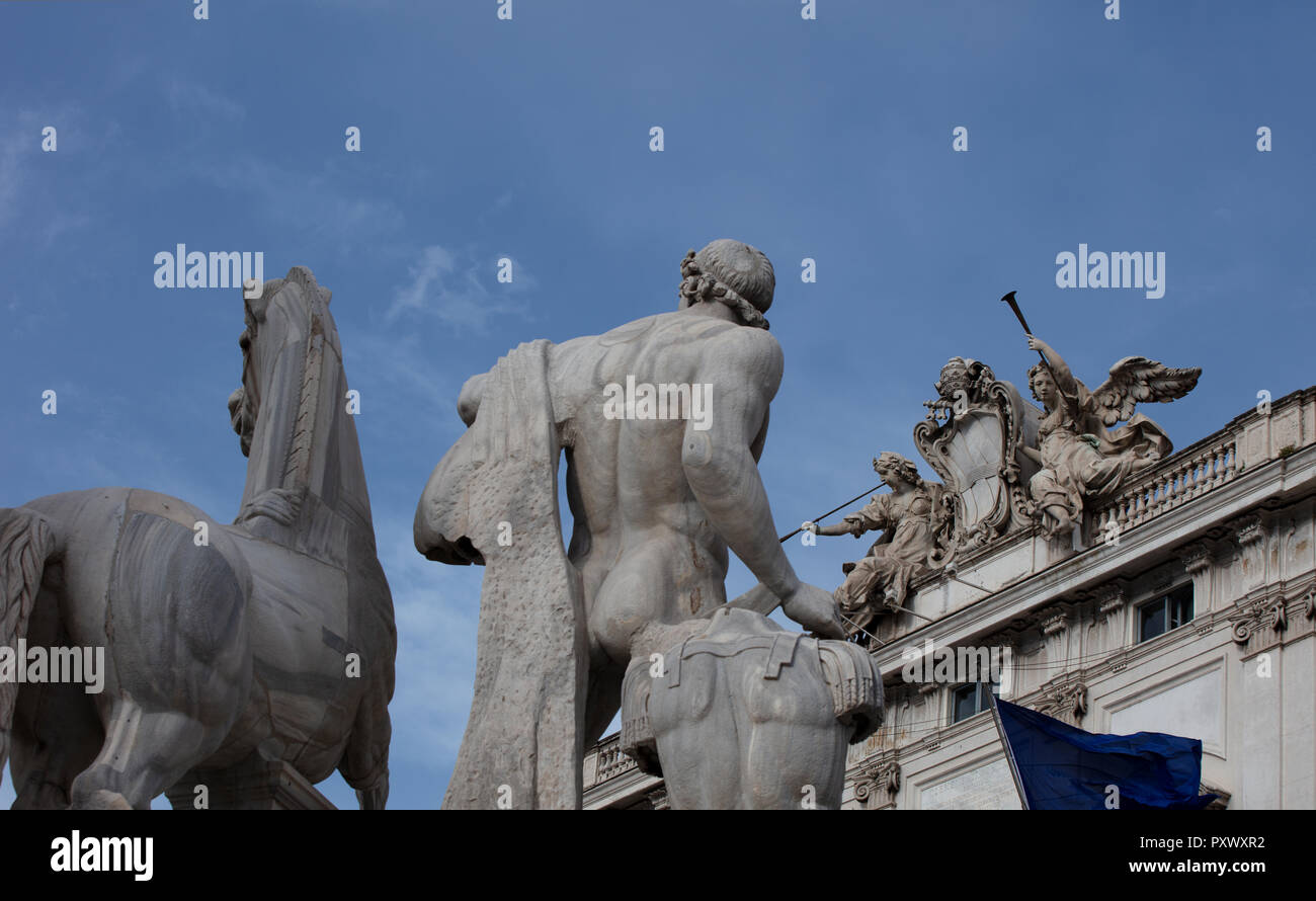 Dioscuri on horse hi-res stock photography and images - Alamy