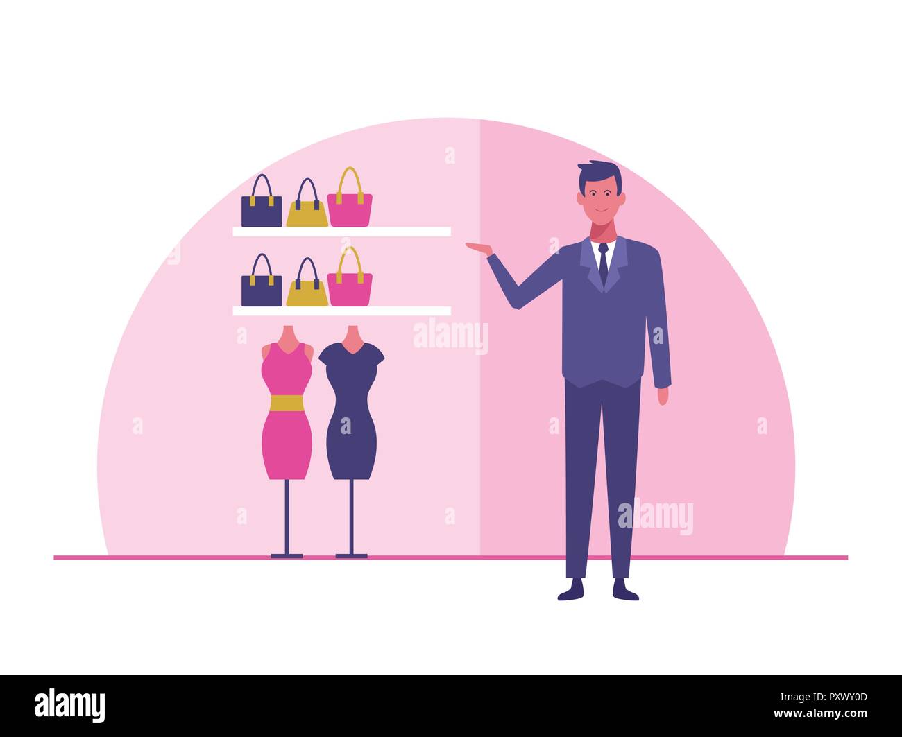 Store staff Cut Out Stock Images & Pictures - Alamy