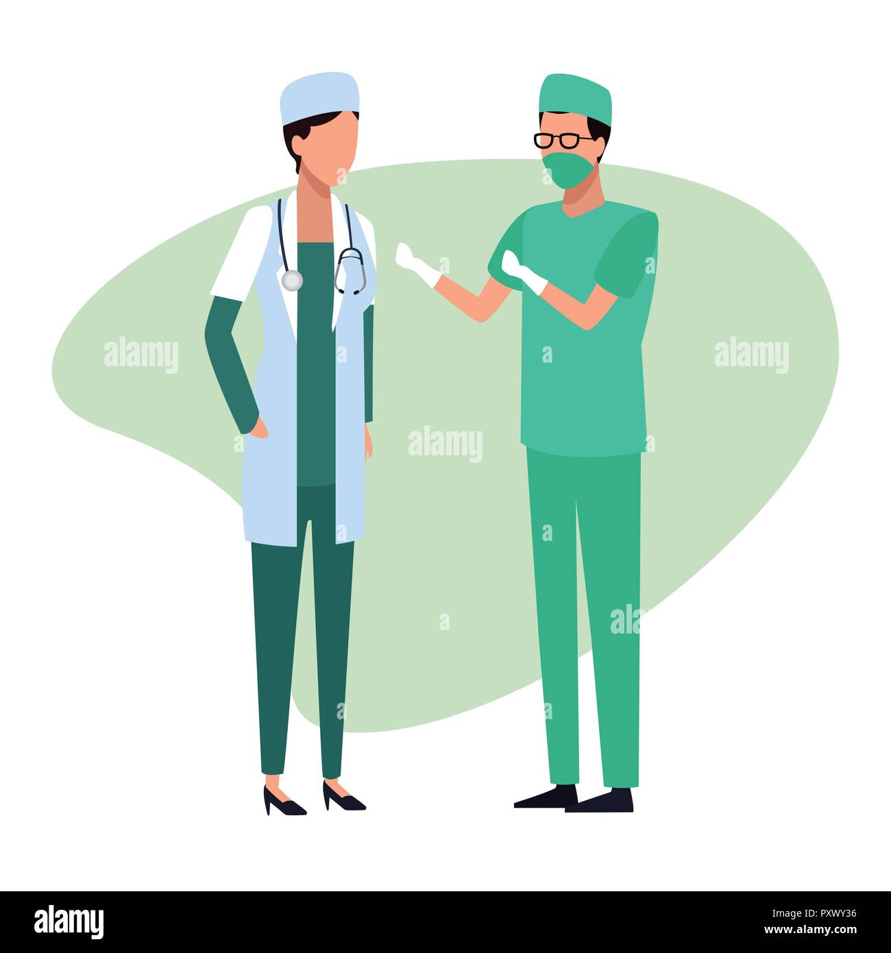 Medical team picture Cut Out Stock Images & Pictures - Alamy