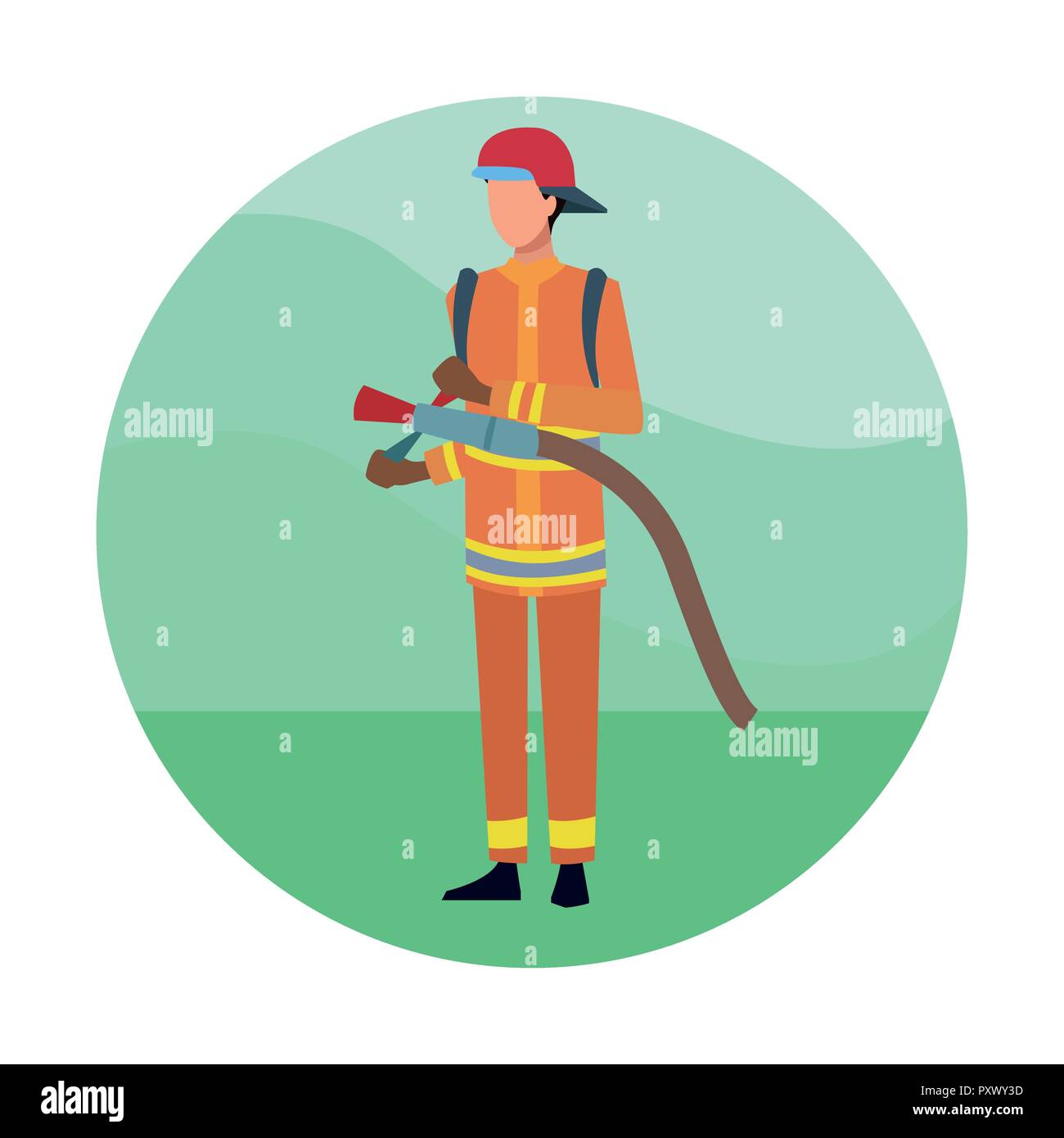 Firefighter display Stock Vector Images - Alamy