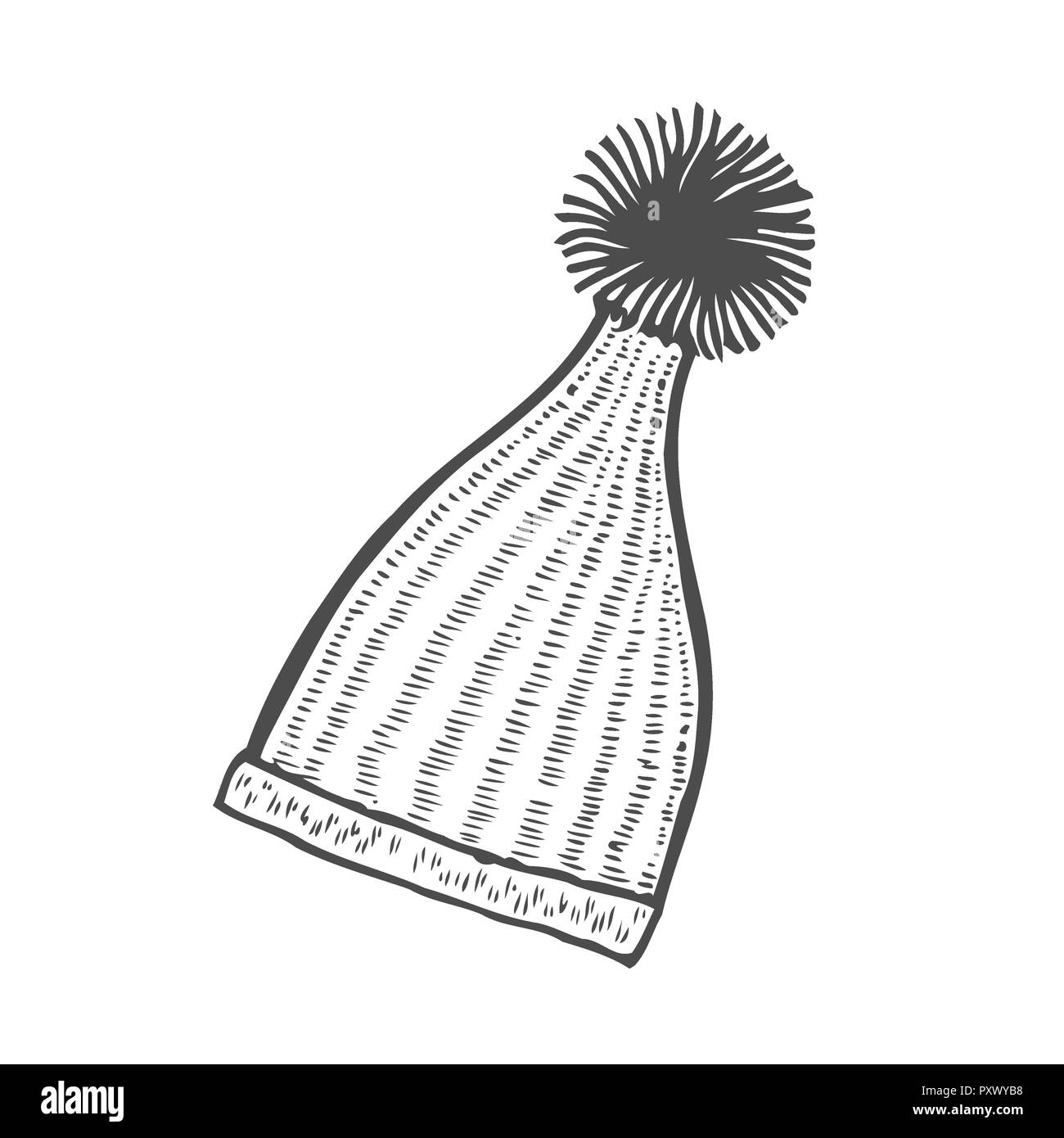 Cold cap icon cartoon Black and White Stock Photos & Images - Alamy