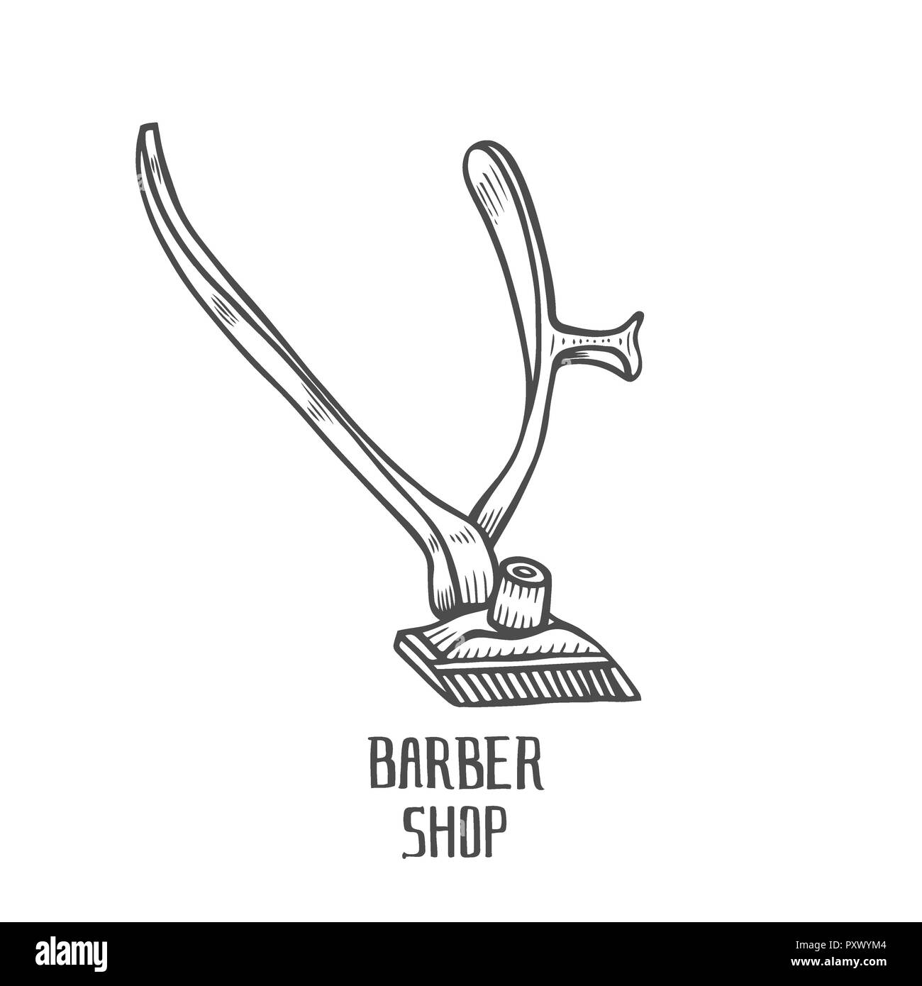 Barber Clipper Drawing