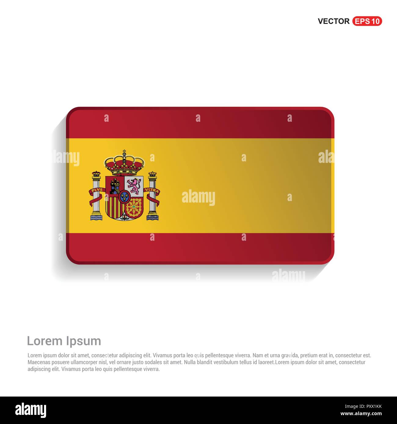 Spain Flags design vector Stock Vector Image & Art - Alamy