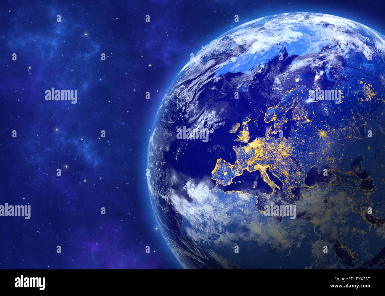 Earth Europe Space High Resolution Stock Photography and Images - Alamy