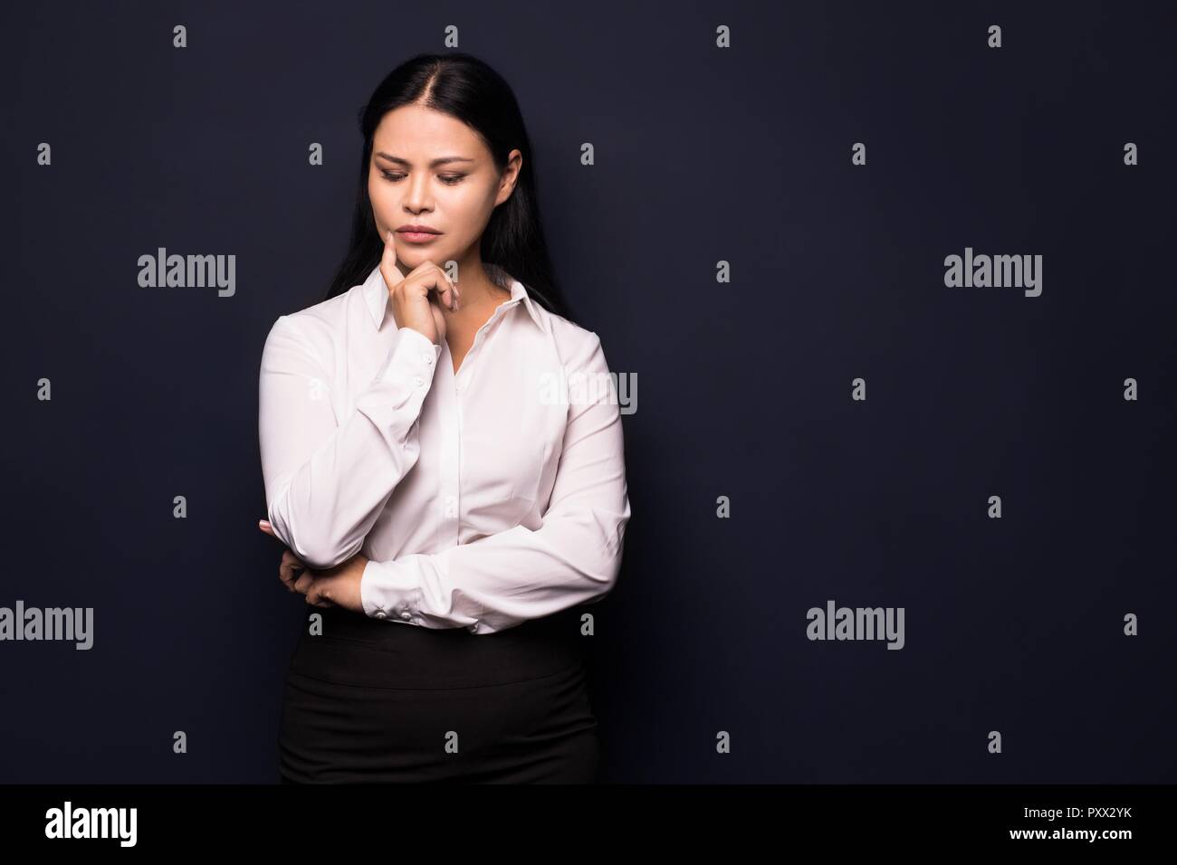 Stress office people tired woman hi-res stock photography and images ...