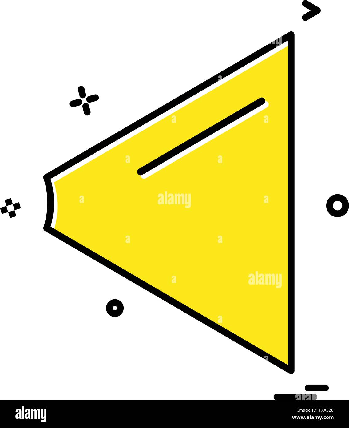 Back icon design vector Stock Vector Image & Art - Alamy