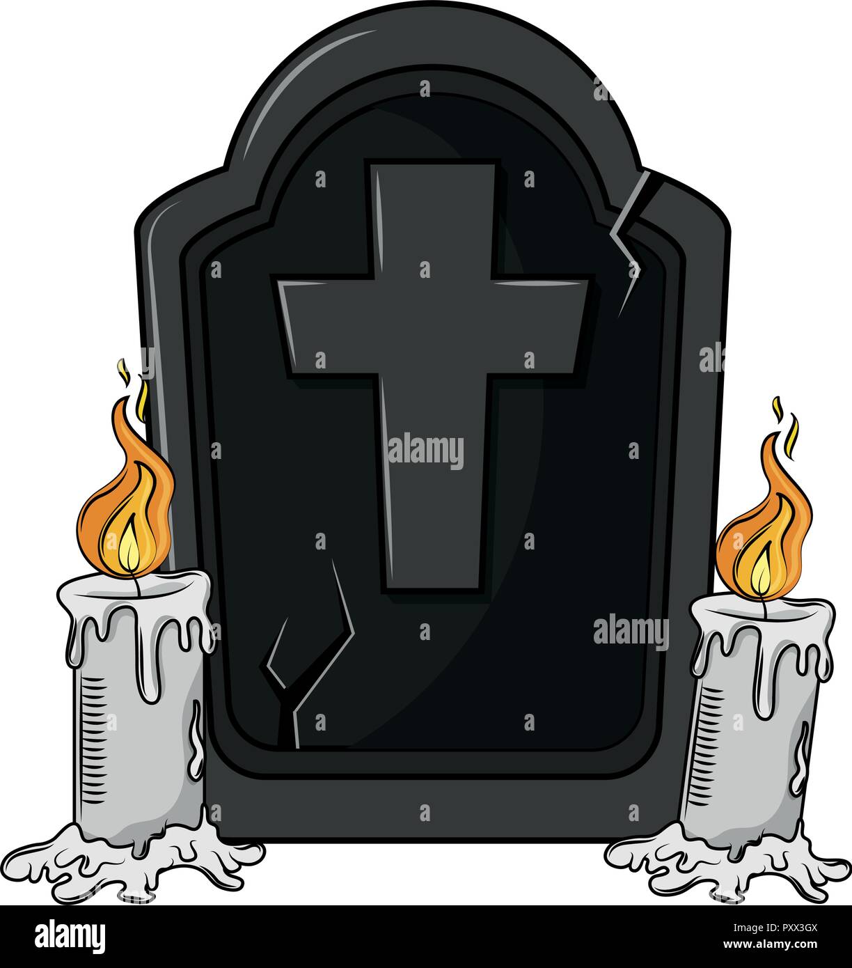 Halloween scary cartoon Stock Vector Image & Art - Alamy