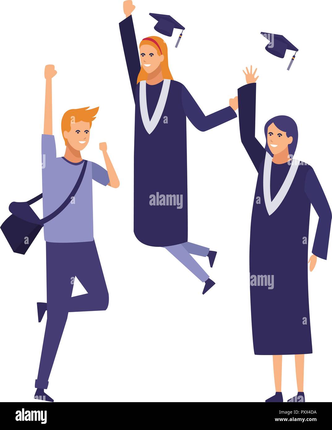 Students graduation celebration Stock Vector Image & Art - Alamy
