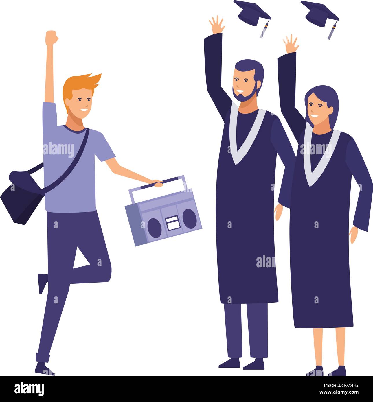 Students graduation celebration Stock Vector Image & Art - Alamy