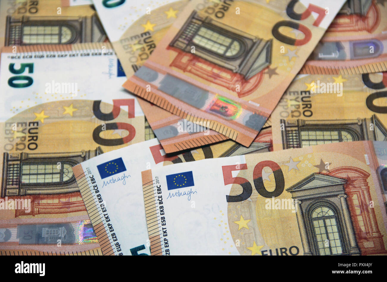 50 euro background Stock Photo - Alamy