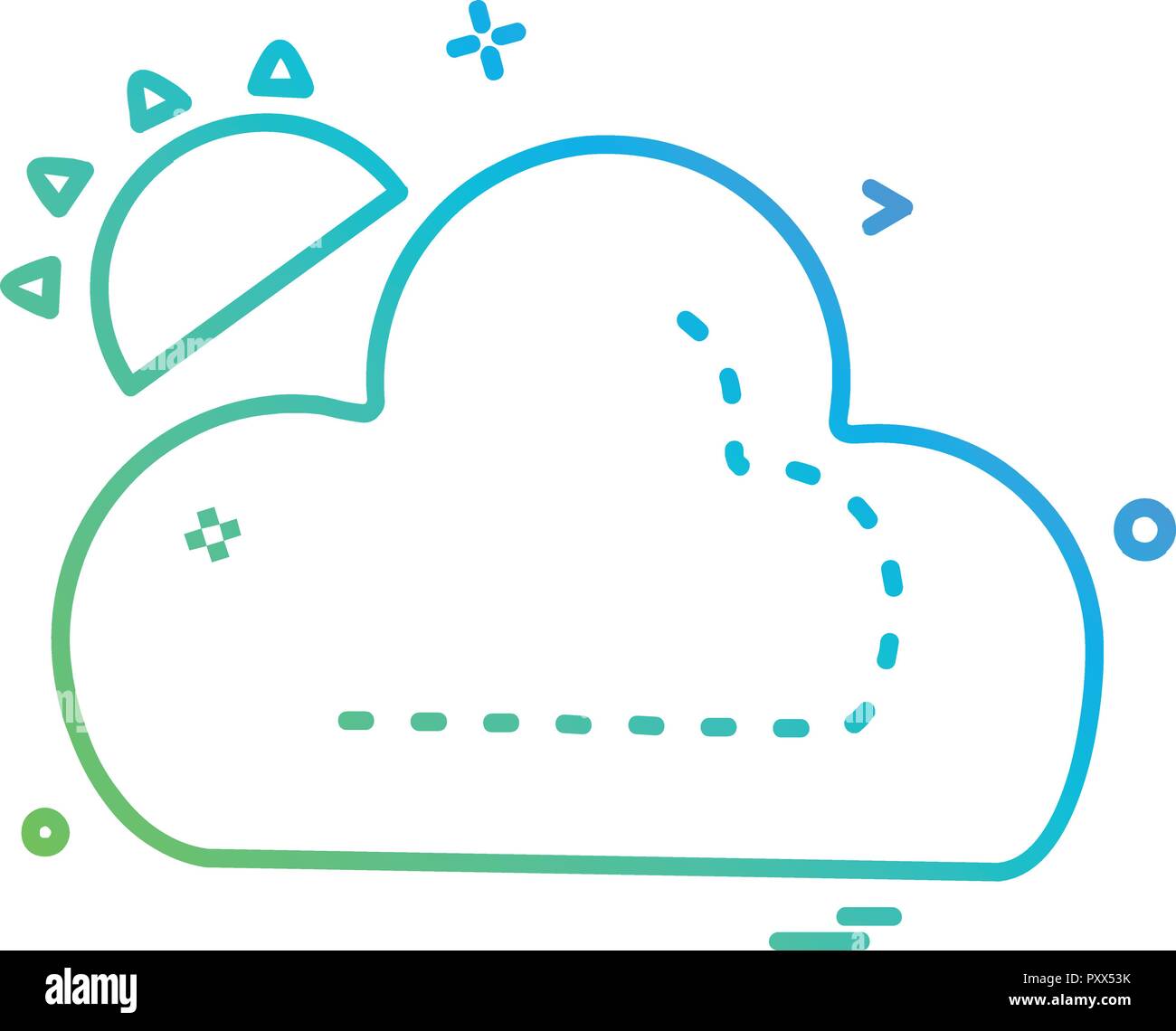 Cloud icon design vector Stock Vector Image & Art - Alamy