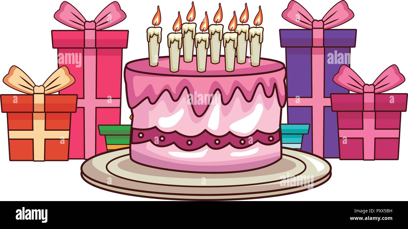 Happy birthday cartoons Stock Vector Image & Art - Alamy