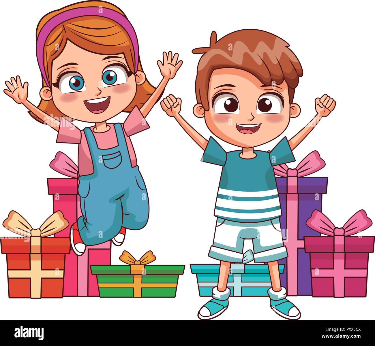 Kids birthday party Stock Vector Image & Art - Alamy
