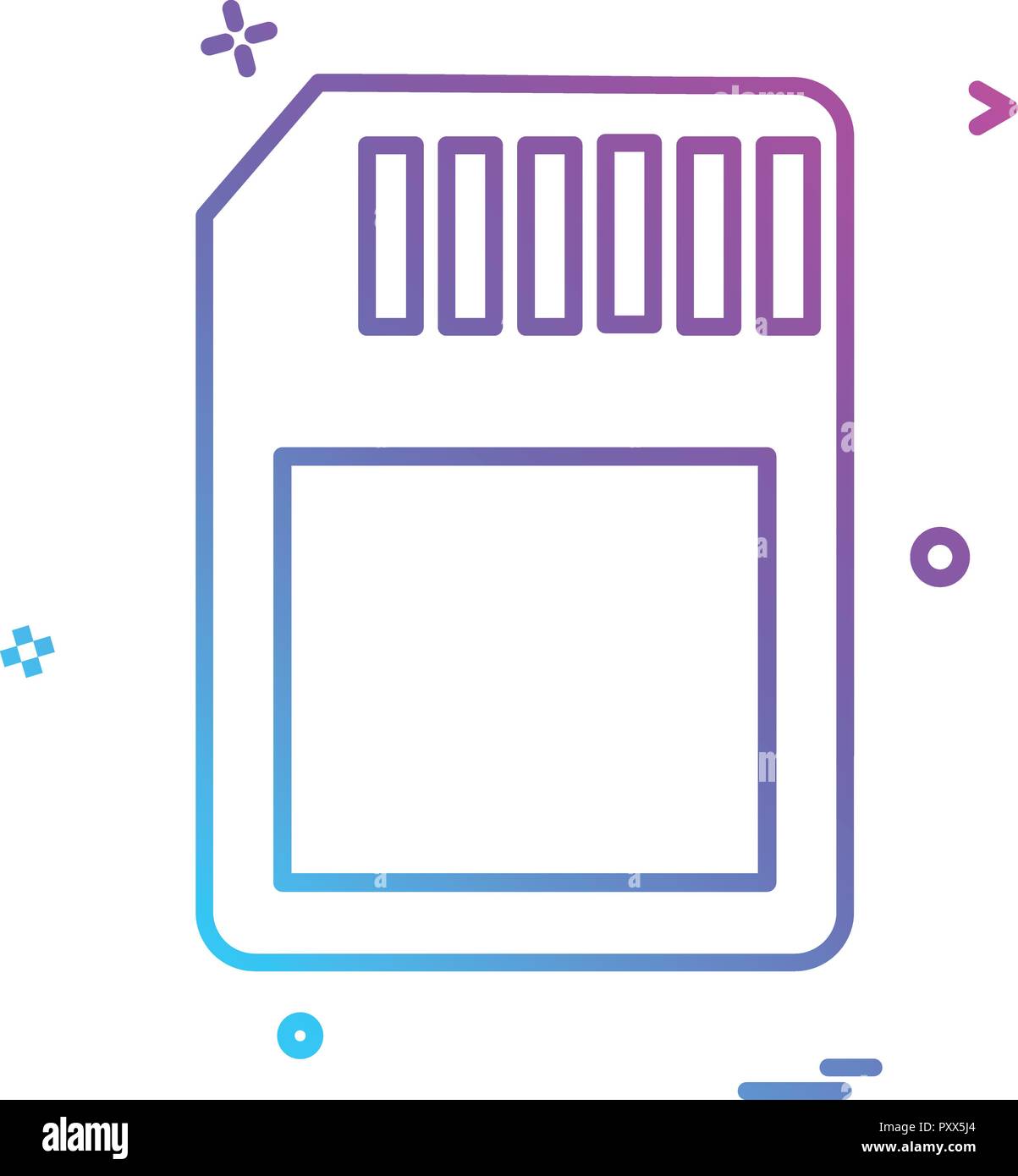 Sim icon design vector Stock Vector Image & Art - Alamy