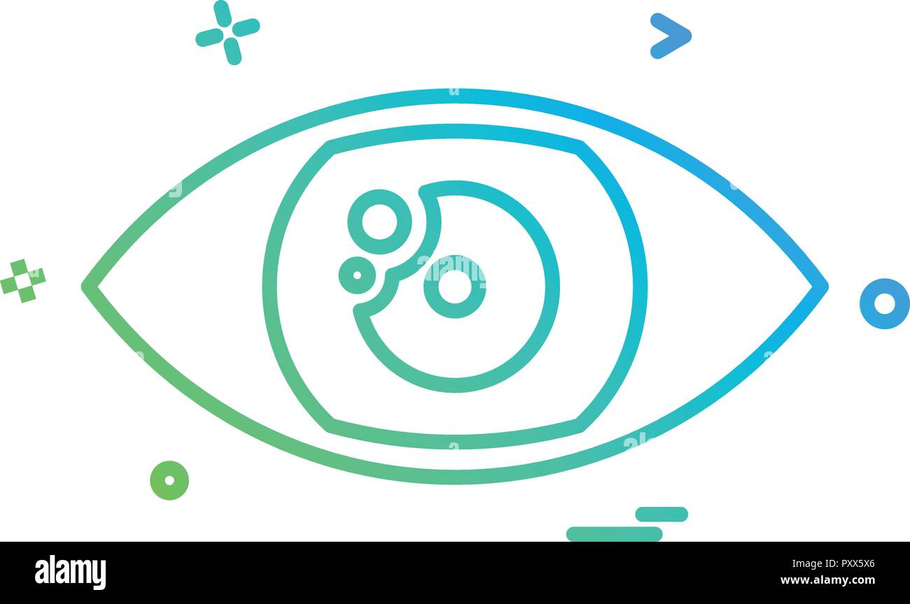 Eye icon design vector Stock Vector Image & Art - Alamy