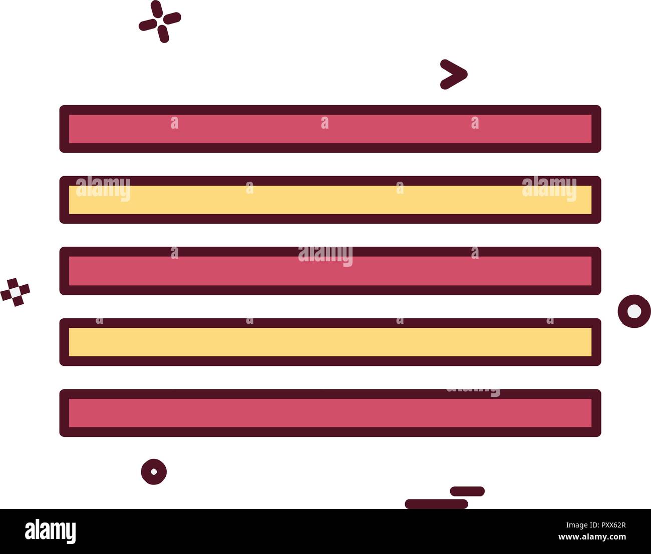 Menu buttons icon design vector Stock Vector Image & Art - Alamy