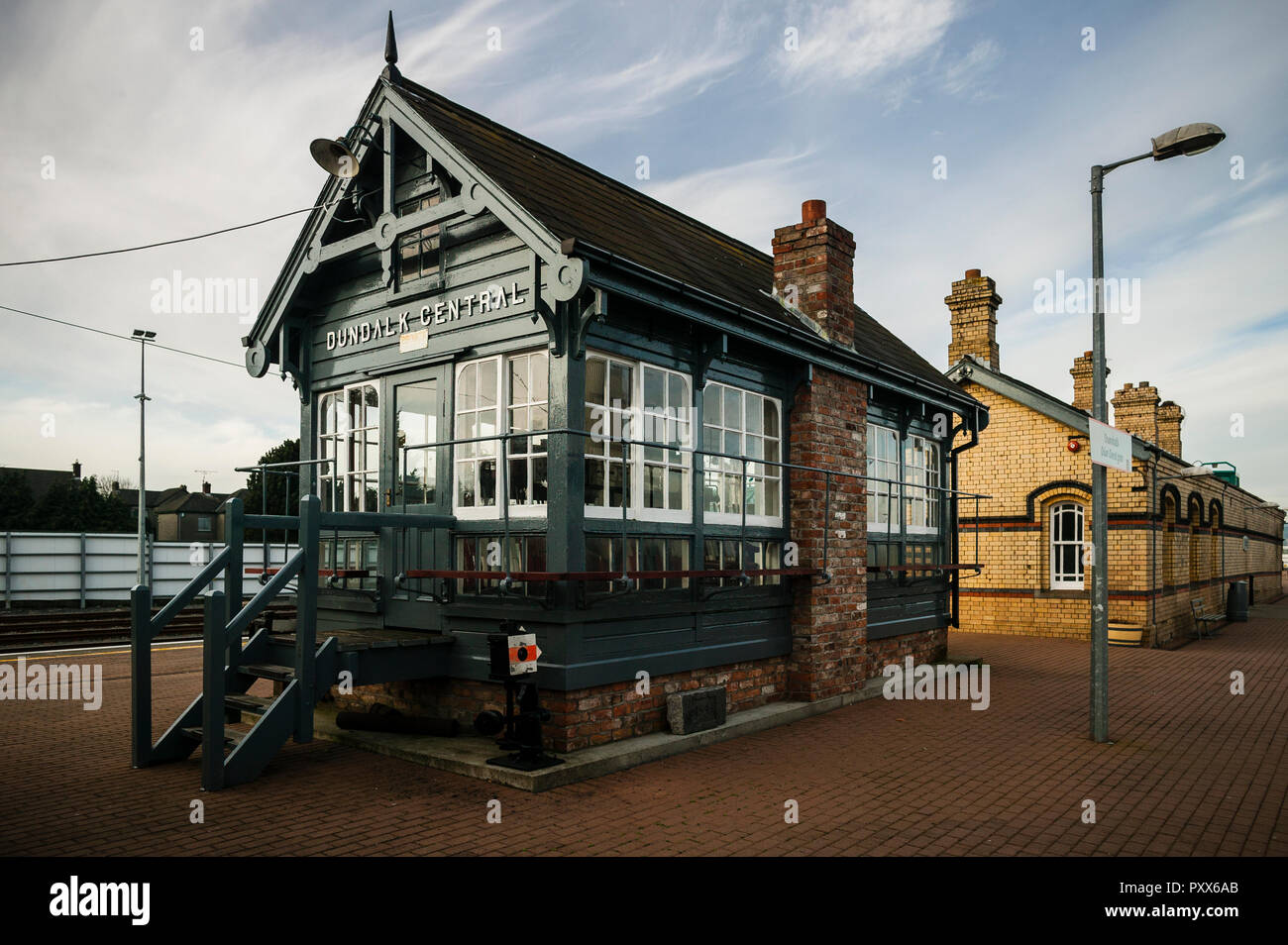 Old Railway Signal Box Stock Photo - Alamy