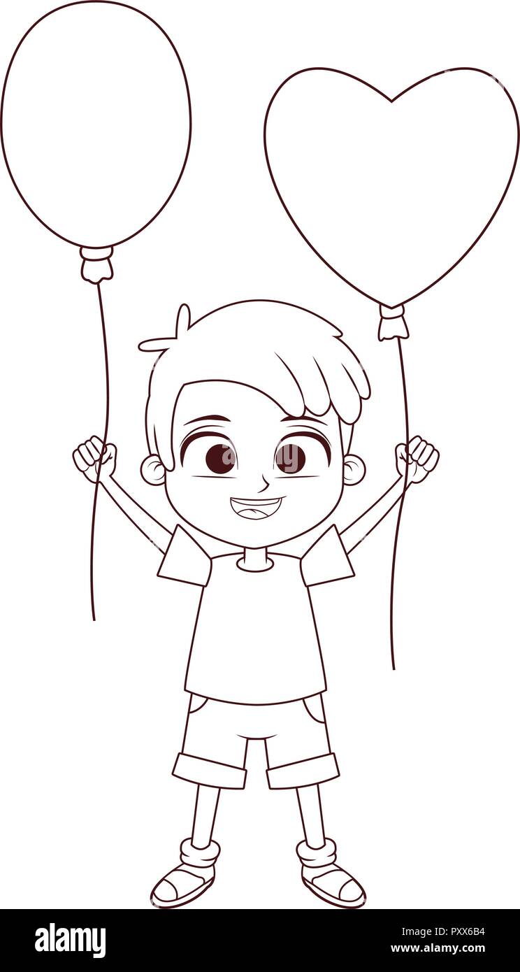 Childrens birthday party celebration Stock Vector Images - Alamy