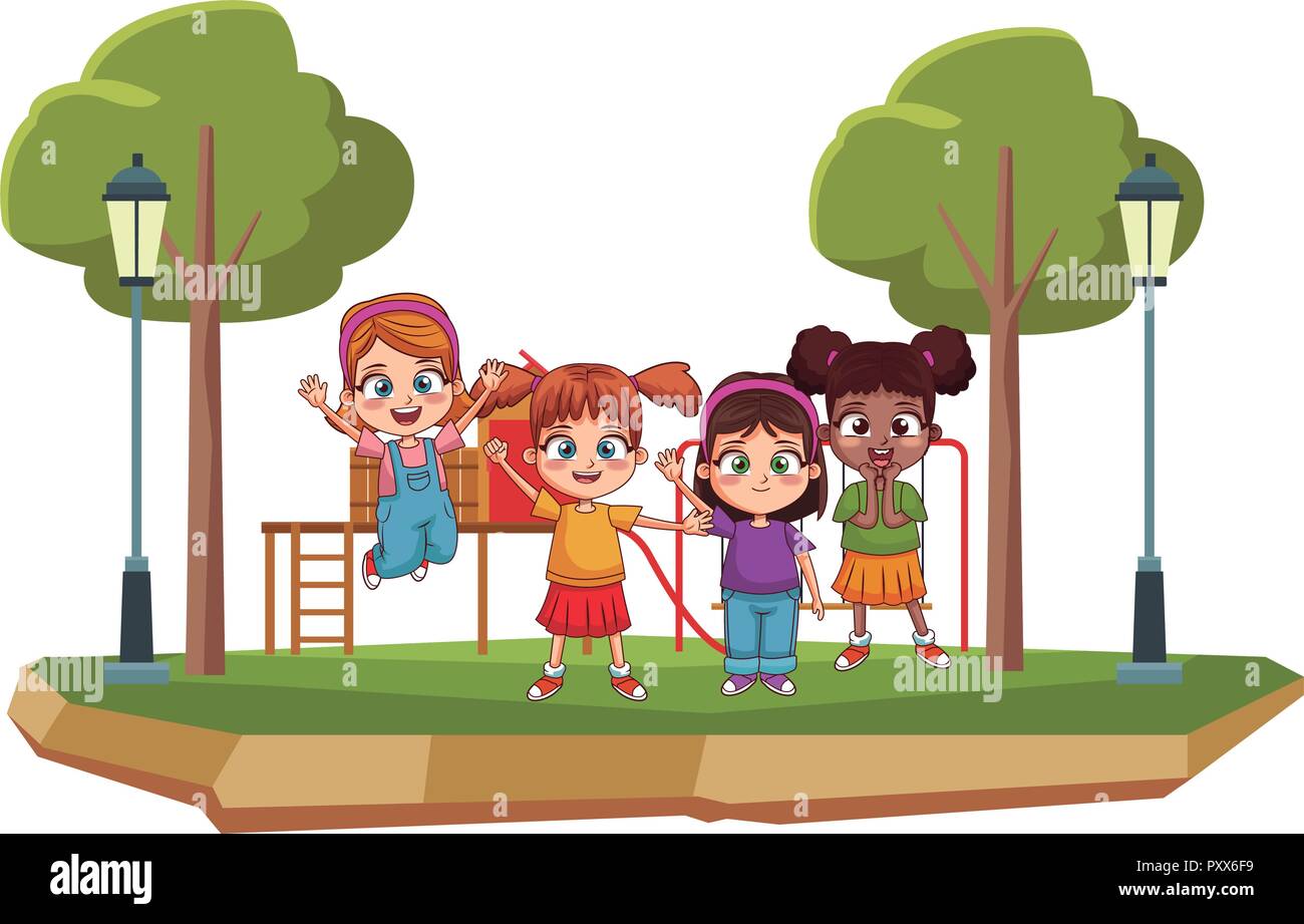 Friends scenery Stock Vector Images - Alamy