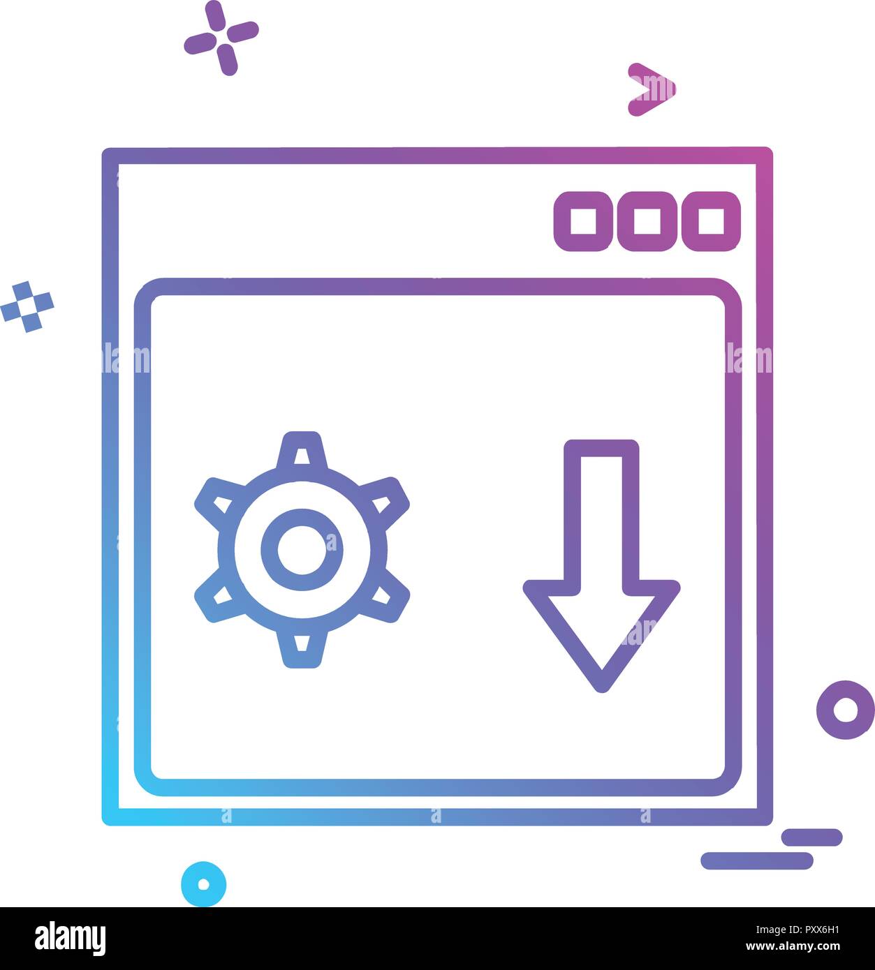 Web layout icon design vector Stock Vector Image & Art - Alamy