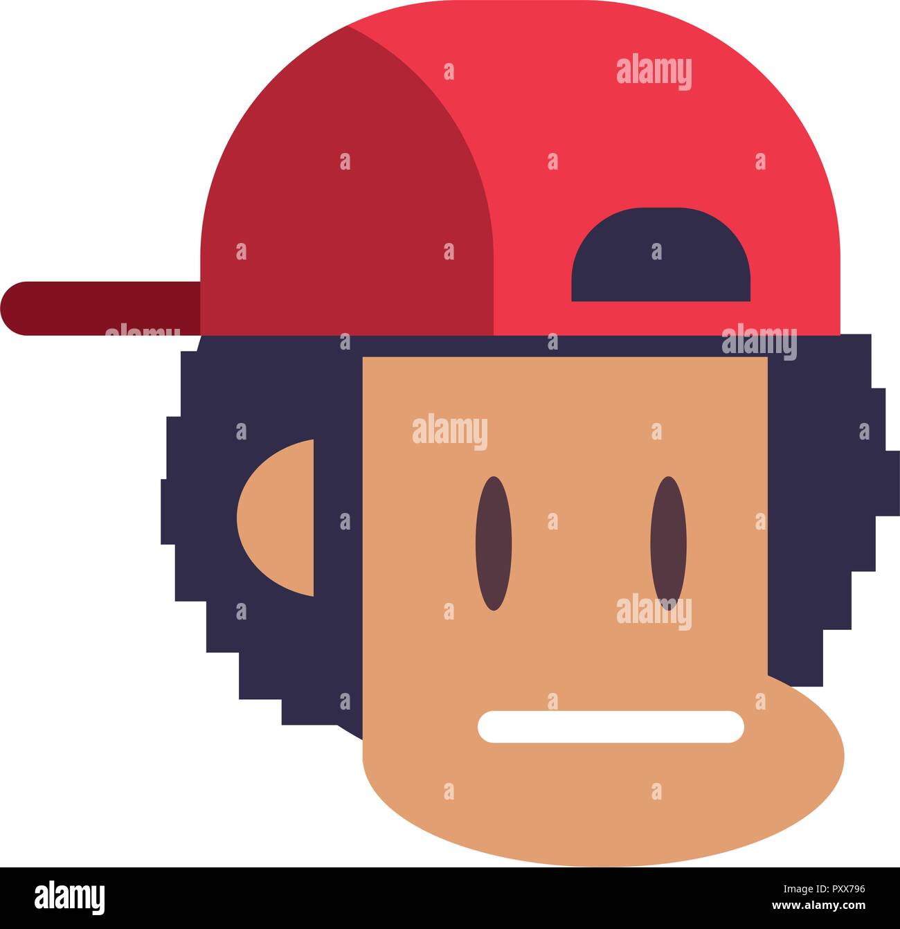 Pixelated man Stock Vector Images - Alamy