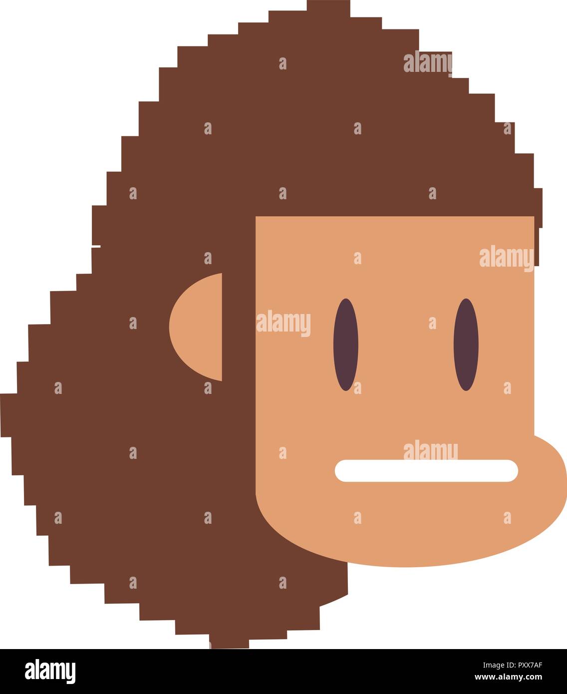 Pixel Face High Resolution Stock Photography and Images - Alamy