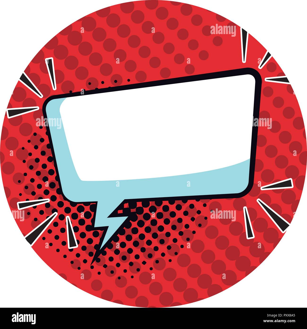 Pop art speech bubble Stock Vector Image & Art - Alamy