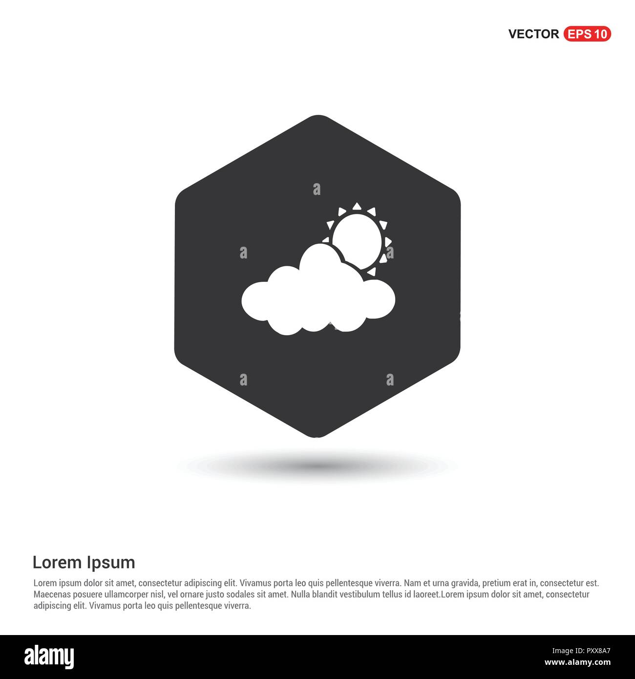 Sun Cloud Icon Stock Vector Image & Art - Alamy