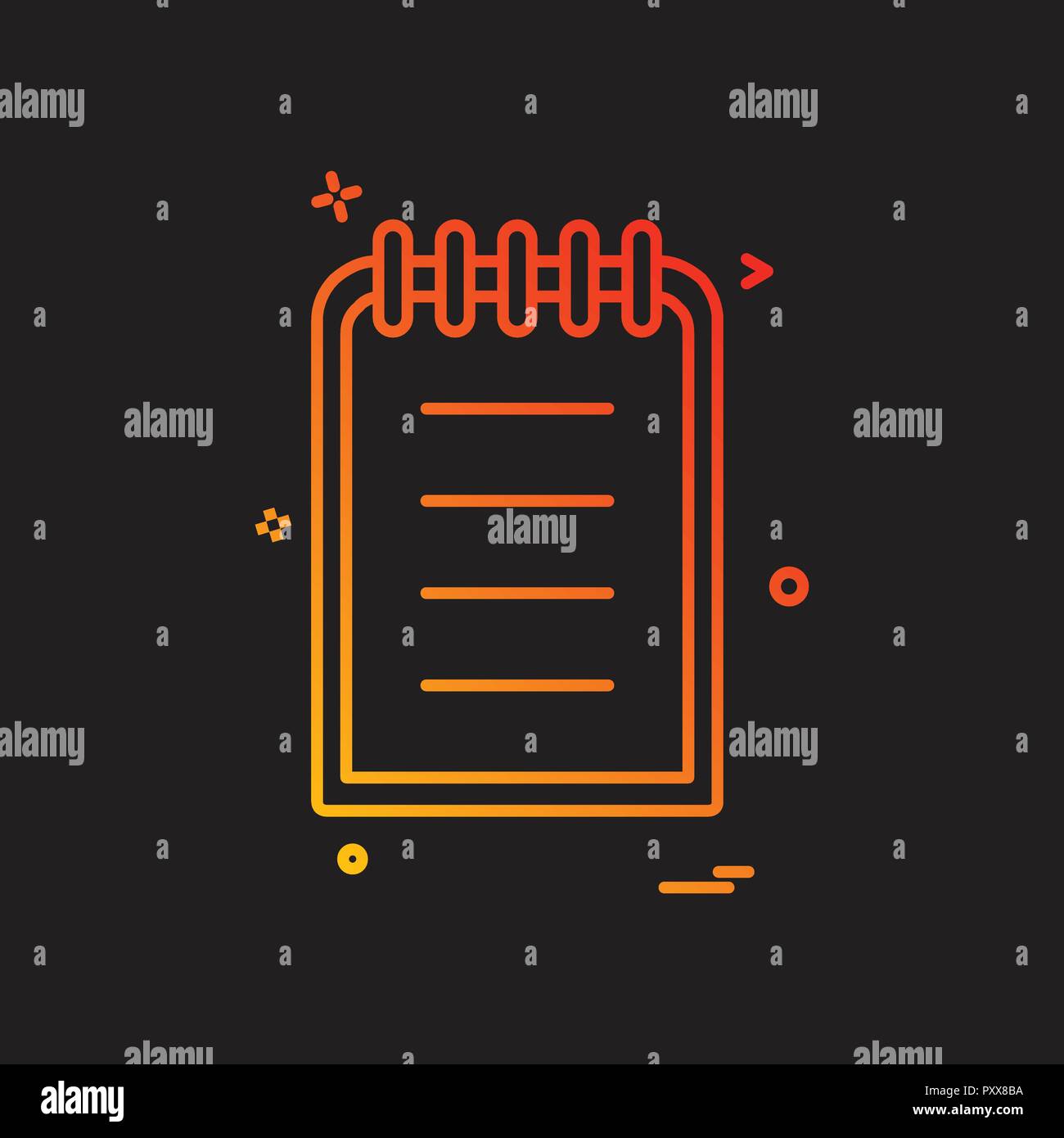 Document icon design vector Stock Vector Image & Art - Alamy