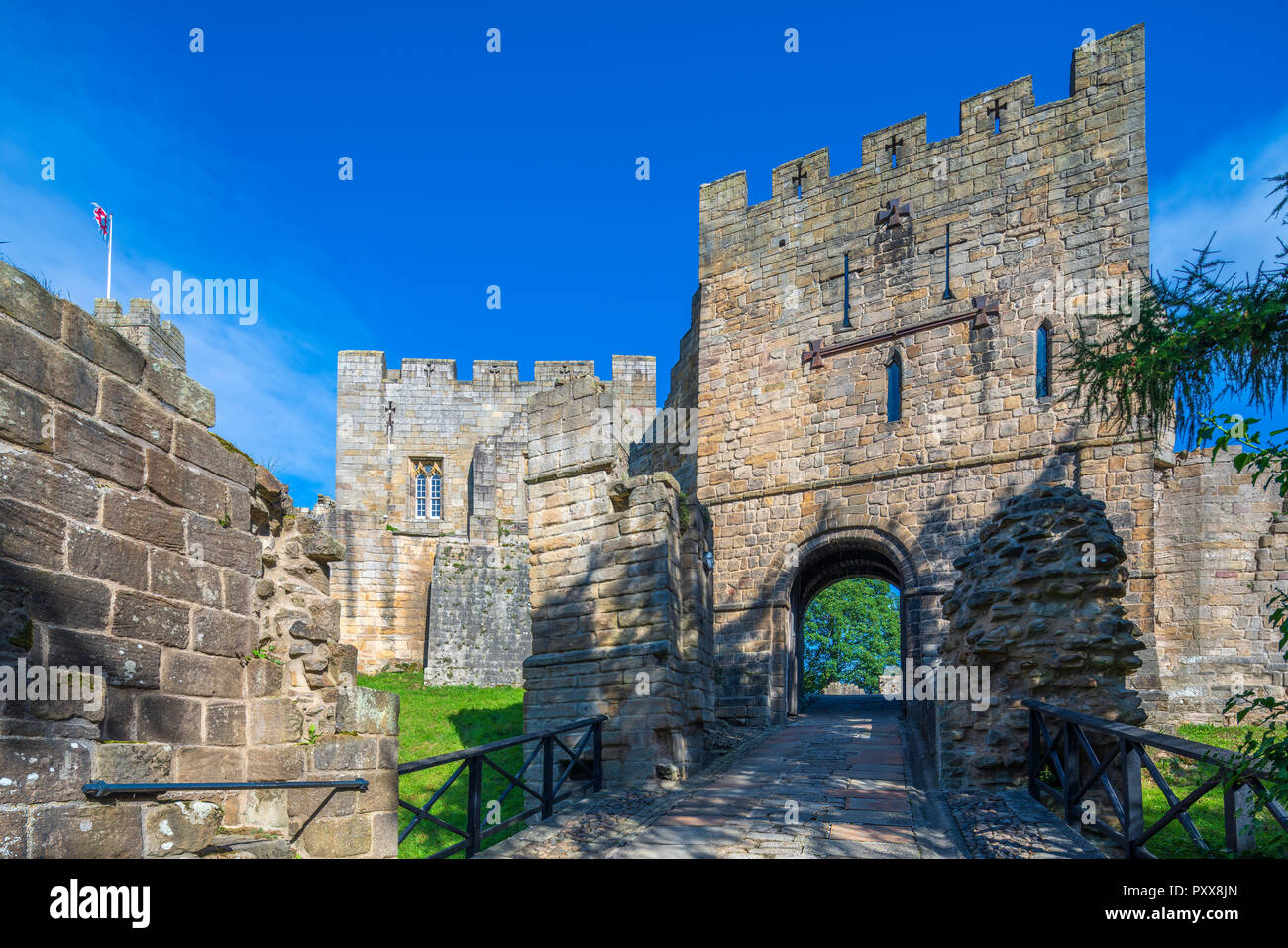 Prudhoe castle hi-res stock photography and images - Alamy