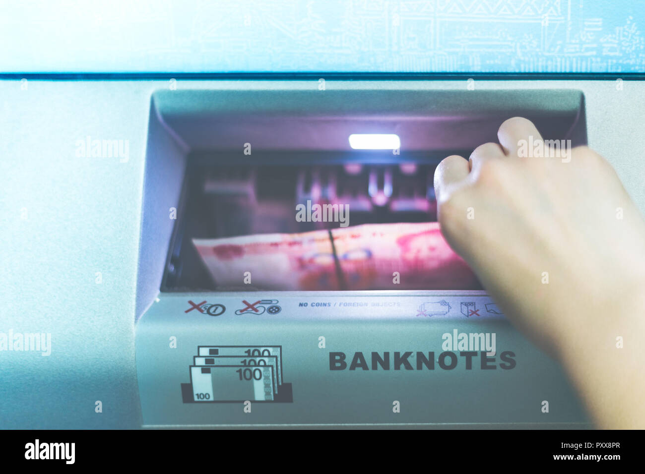 Atm close up hi-res stock photography and images - Alamy