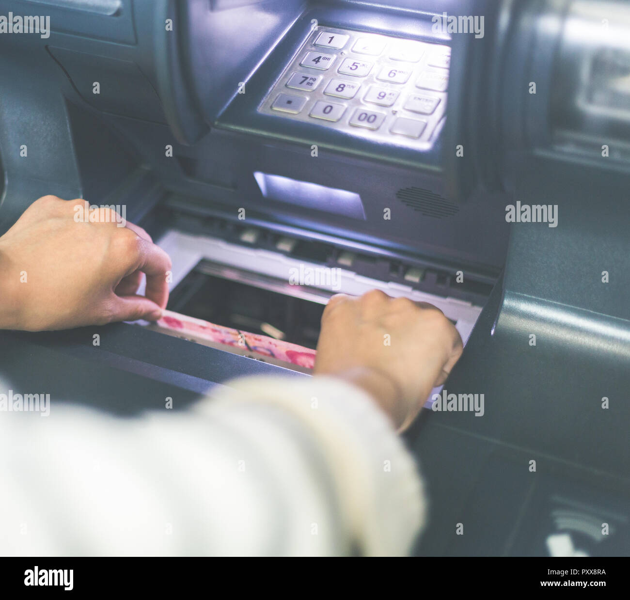 Atm close up hi-res stock photography and images - Alamy