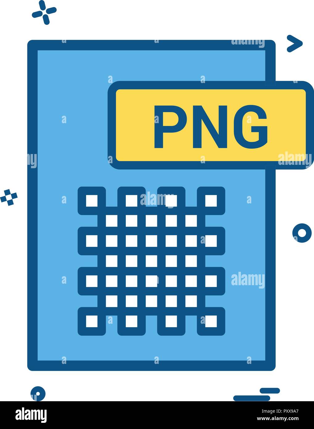 png file format icon vector design Stock Vector Image & Art - Alamy