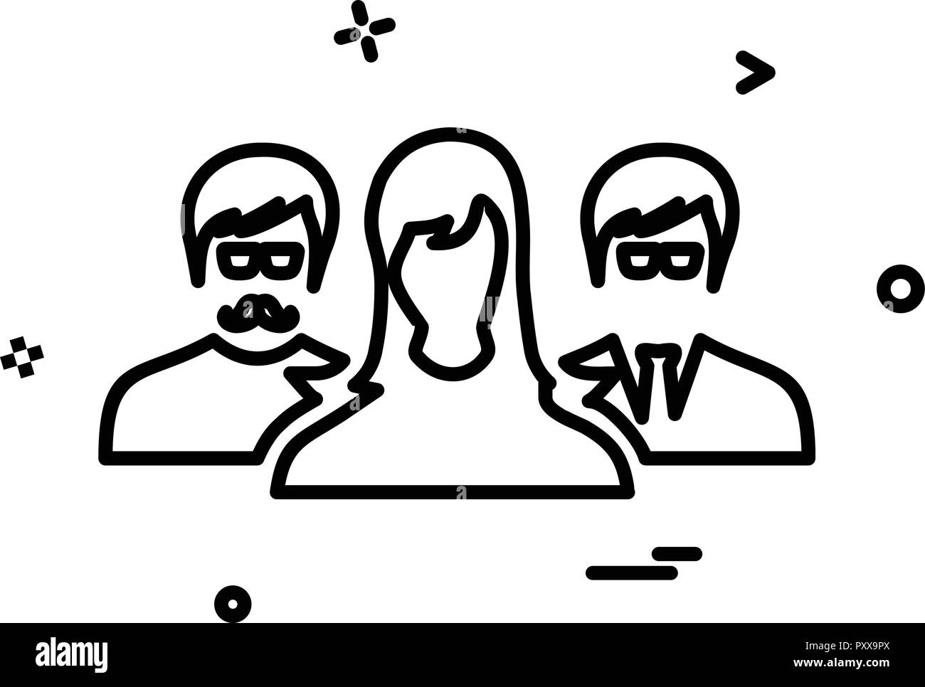 User Group icon design vector Stock Vector Image & Art - Alamy