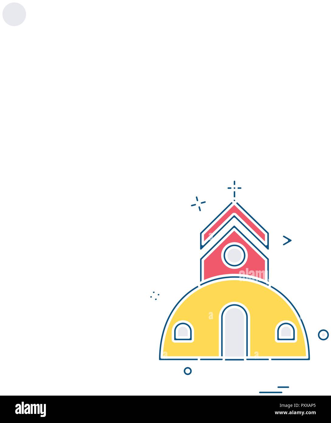 Church icon design vector Stock Vector Image & Art - Alamy