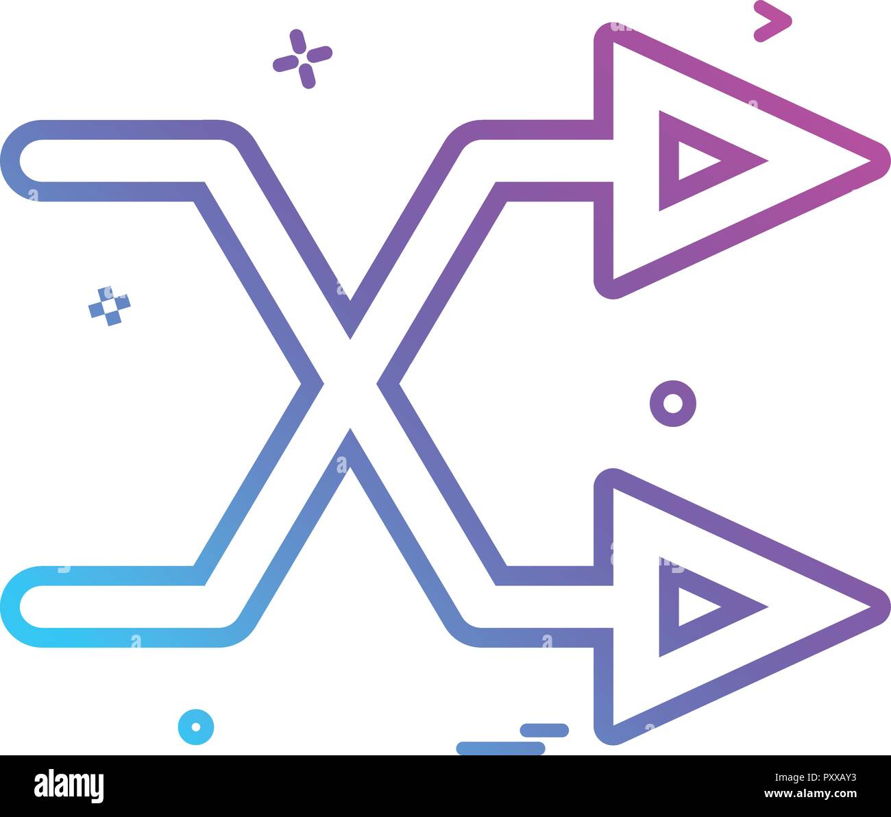 Intersecting X Design