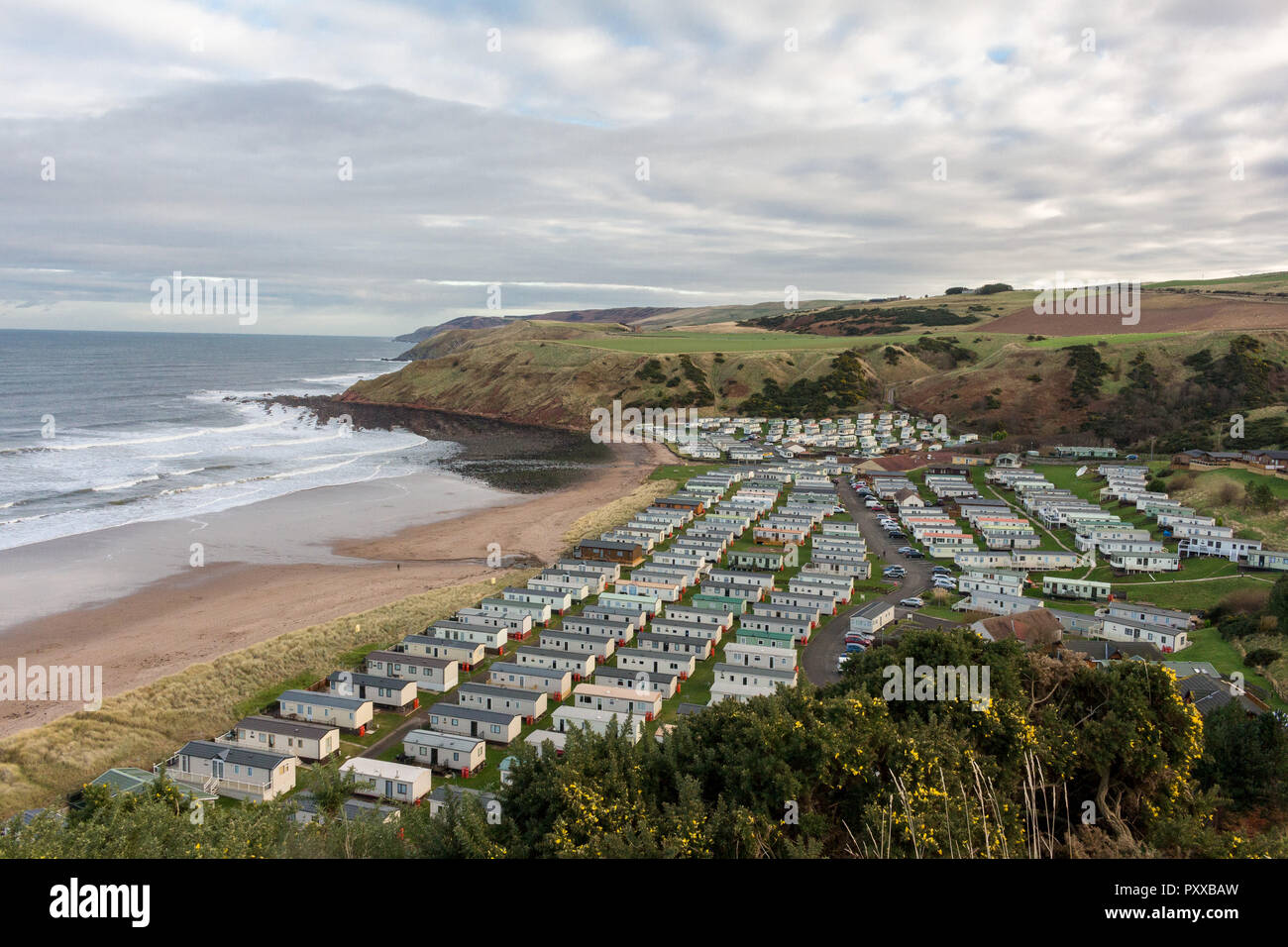 A beautiful view of Scotland coast Stock Photo - Alamy