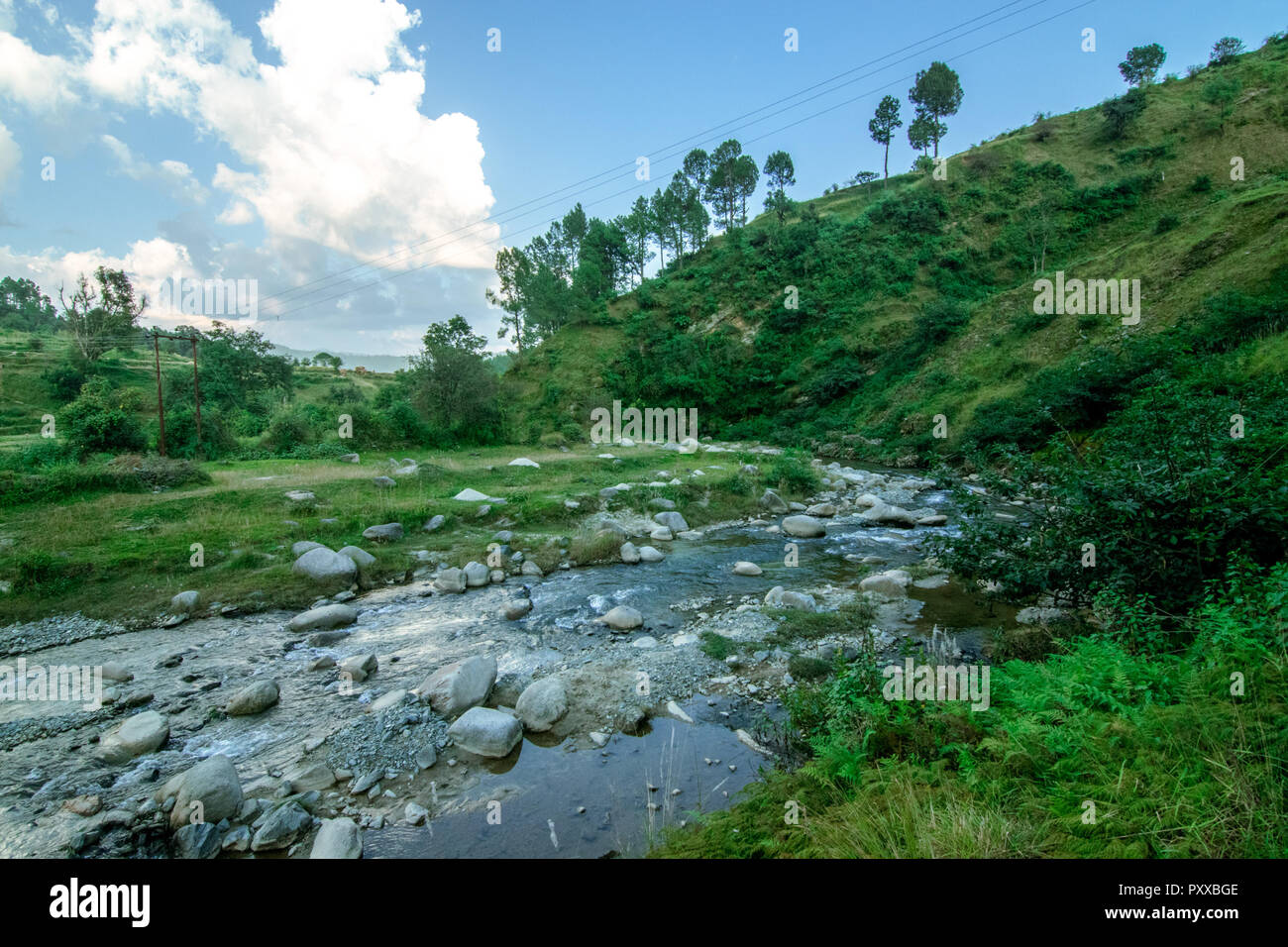 River in Uttrakhand - Himalaya Stock Photo - Alamy