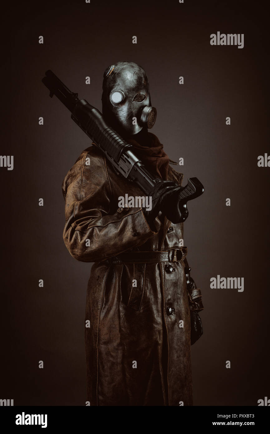 Post apocalyptic warrior hi-res stock photography and images - Alamy