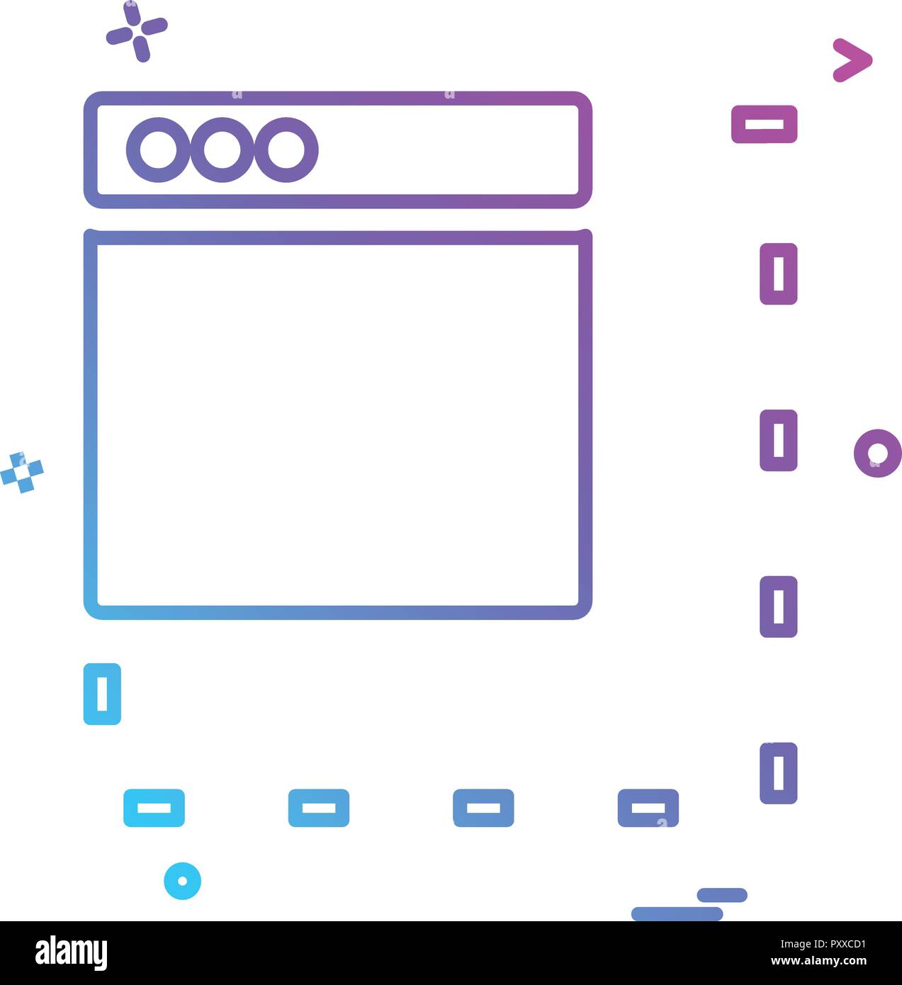 Web layouts icon design vector Stock Vector Image & Art - Alamy