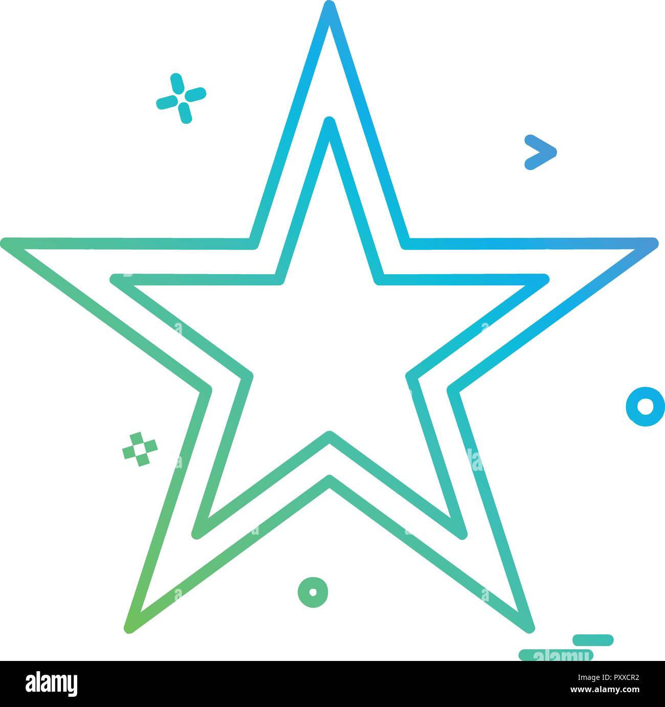 Star icon design vector Stock Vector Image & Art - Alamy